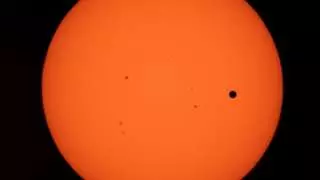 Transit Mercury sul sole